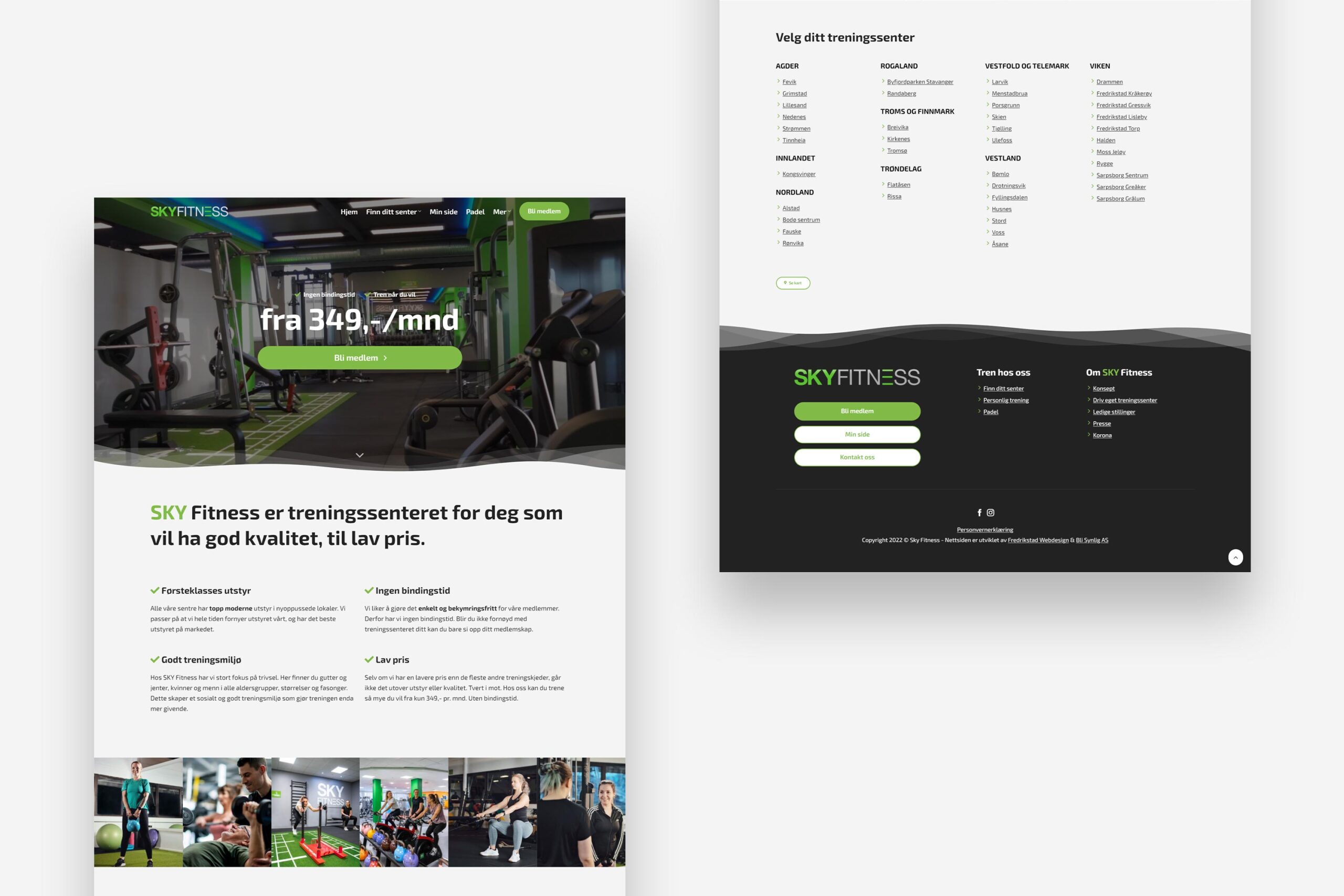 SKY Fitness - Fredrikstad Webdesign AS
